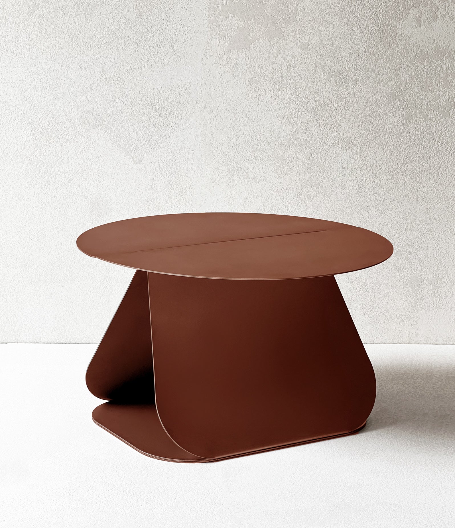 Corten Effect metal coffee table - SIMPLY | Mademoiselle Jo